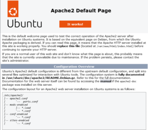 Setting up a simple Apache web server on Linux Ubuntu - Micro Fusion ...