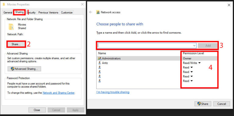 Setting up a simple NAS server on Windows 10 - Micro Fusion Insight